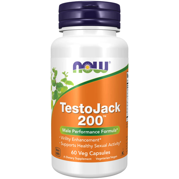 NOW Foods TestoJack 200™ Extra Strength - 60 Veg Capsules – Vita Wellness