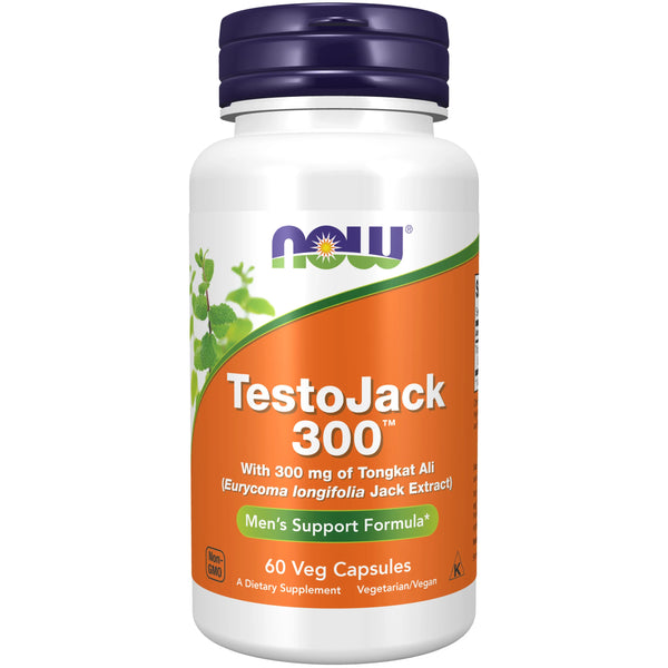 NOW Foods TestoJack 300 - 60 Veg Capsules – Vita Wellness
