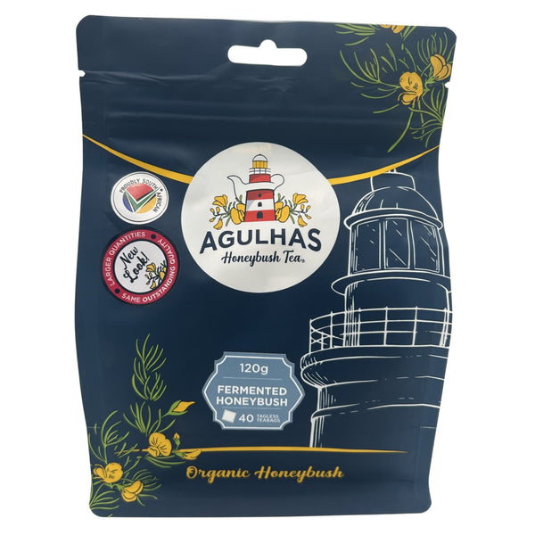 Agulhas Honeybush Tea (Organic) - 40 tea bags (120g) – Vita Wellness