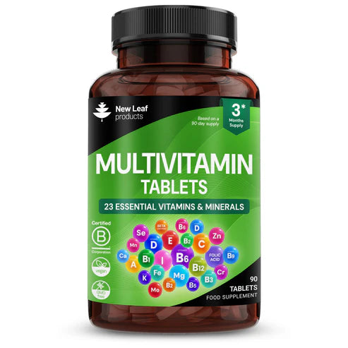 New Leaf Multivitamin Plus Iron - High strength - 90 Tablets – Vita ...