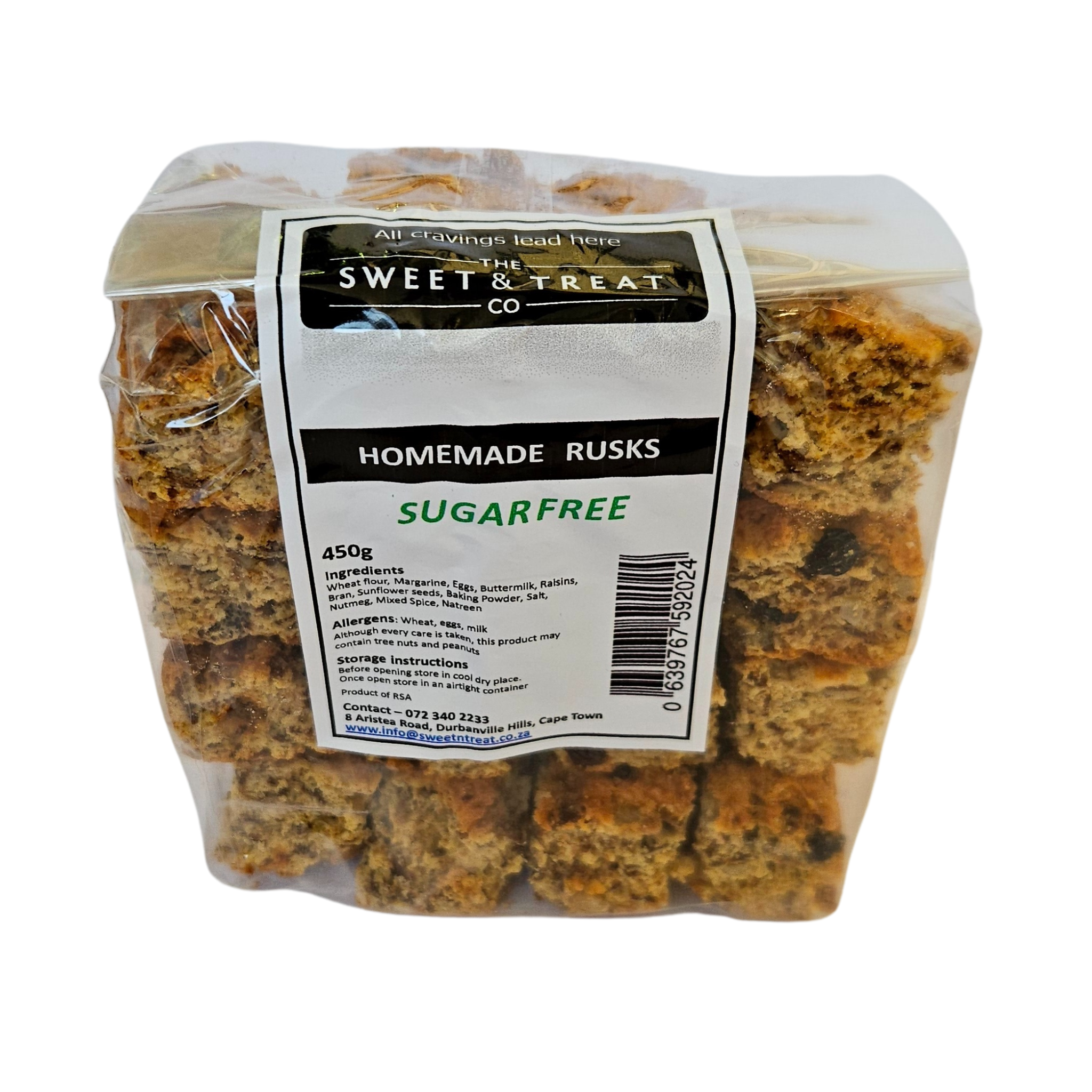 Sweet Treat Sugar Free Rusks 450g Vita Wellness Sweet Treat Sugar Free Rusks 450g Vita Wellness