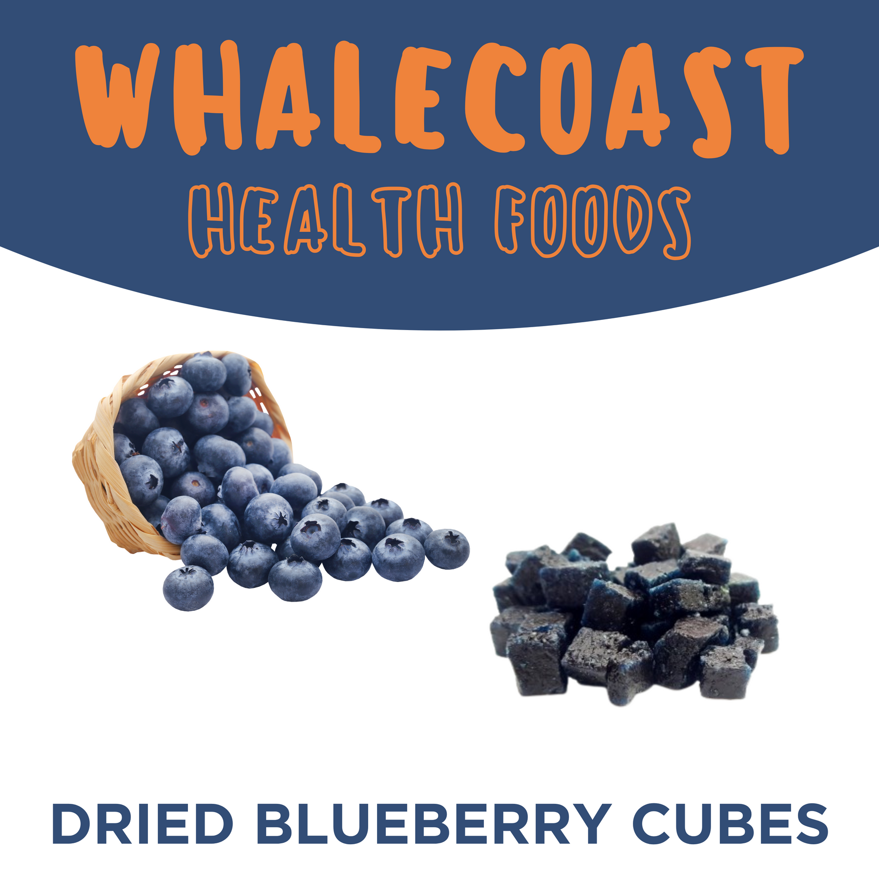 Whalecoast - Natural Fruit Cubes - Blueberry – Vita Wellness