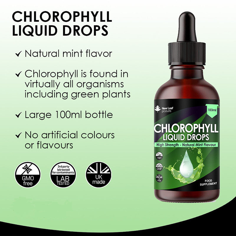 New Leaf Chlorophyll Drops - 100ml – Vita Wellness